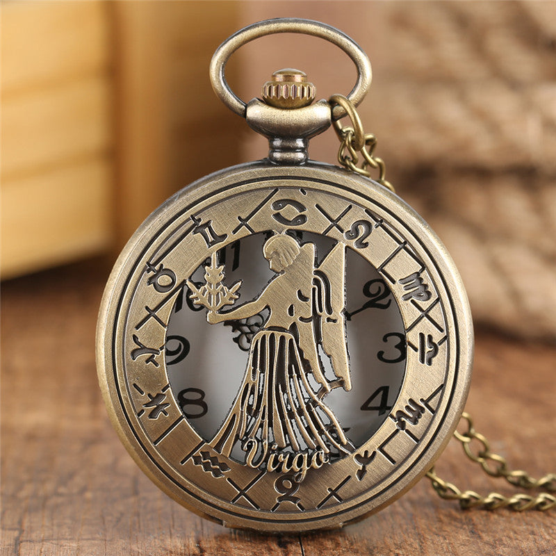 Zodiac Pocket Watch - Virgo – Boutique Zodiac